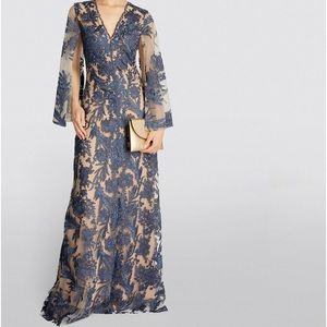 Jovani | Dresses | Sold Out Everywhere Jovani 0752 Mob Dress Blue Lace ...